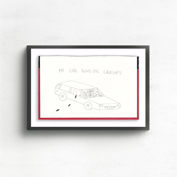 My Car by Albert Reyes | Original Artwork | Poster Child Prints | one ...