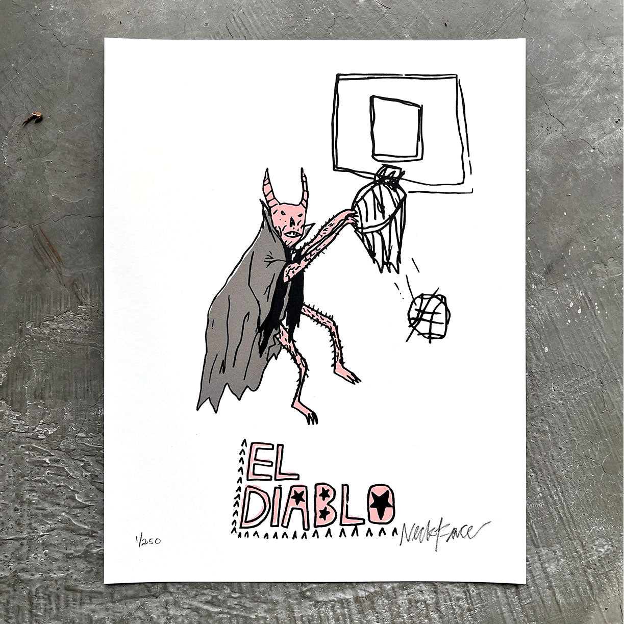 Neckface | Art Print | Original Diablo | Poster Child Prints